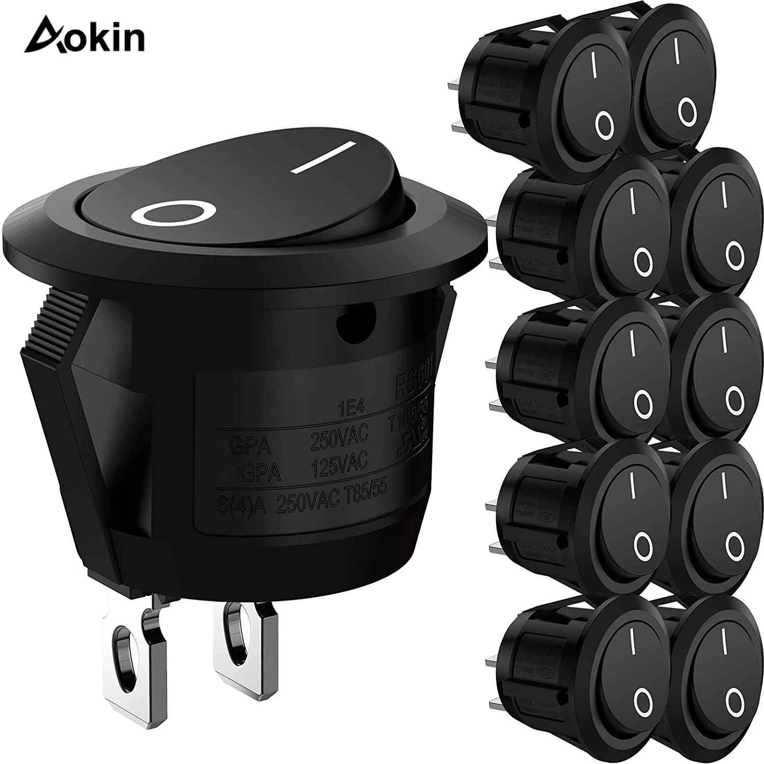 Switch Electrical Appliances | Round Rocker Switch 250v | Household ...