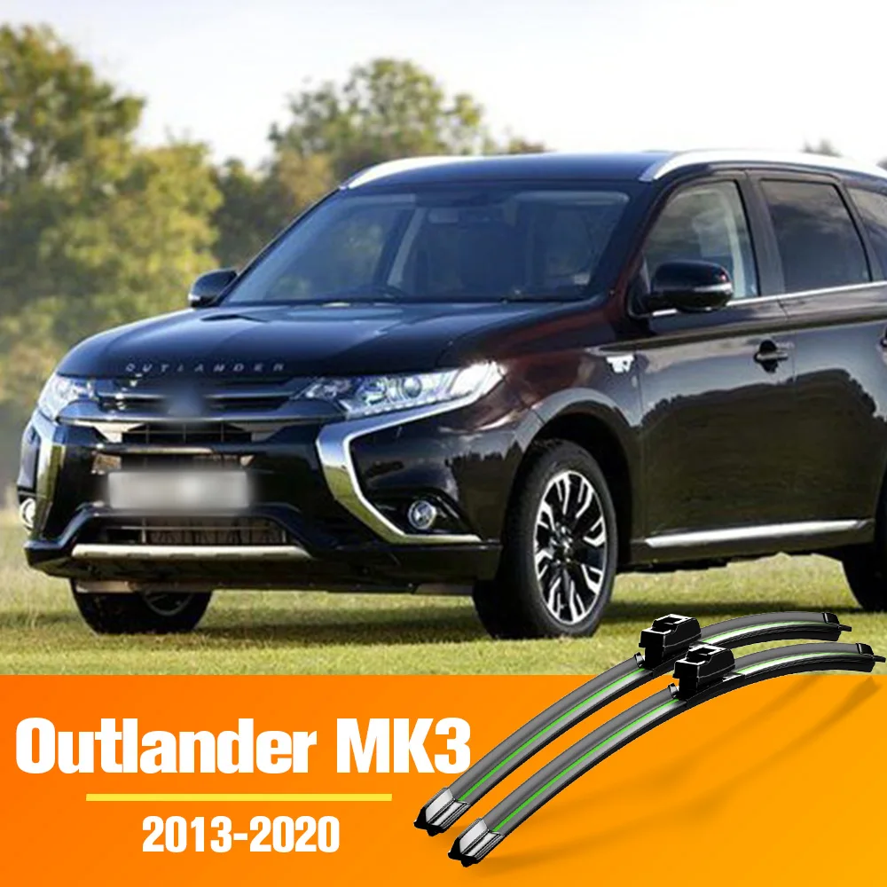Wiper Front Wiper Blades For Mitsubishi Outlander MK3 2013-2020 2014 ...