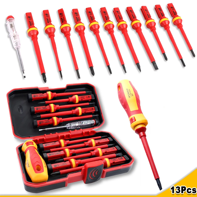 1000V Insulated Screwdriver Electrician Repair Household Circuit Tool ...