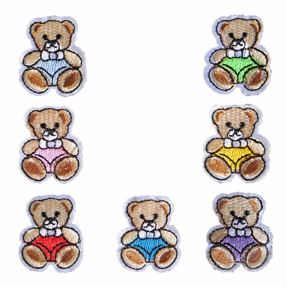 Little-Bear-Embroidery-Badge-Hot-Melt-Adhesive-Ironing-Patch-Cloth ...