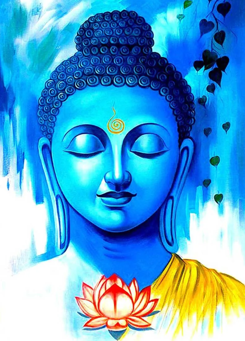 Gautama Buddha Face Paintings