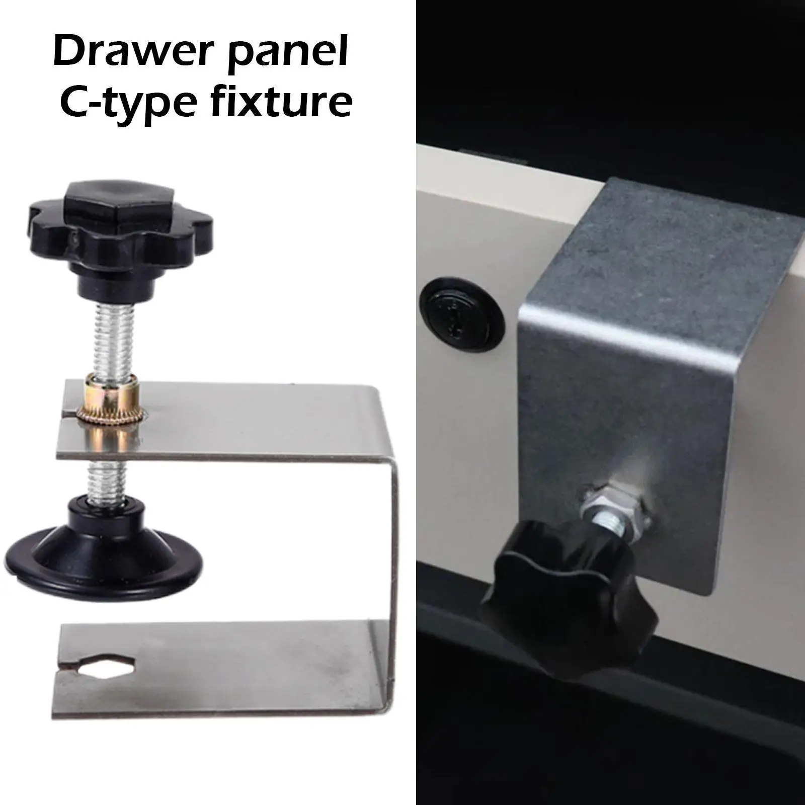 1Pc New Steel Drawer Front Installation Clamps Woodworking Jig Cabinet ...