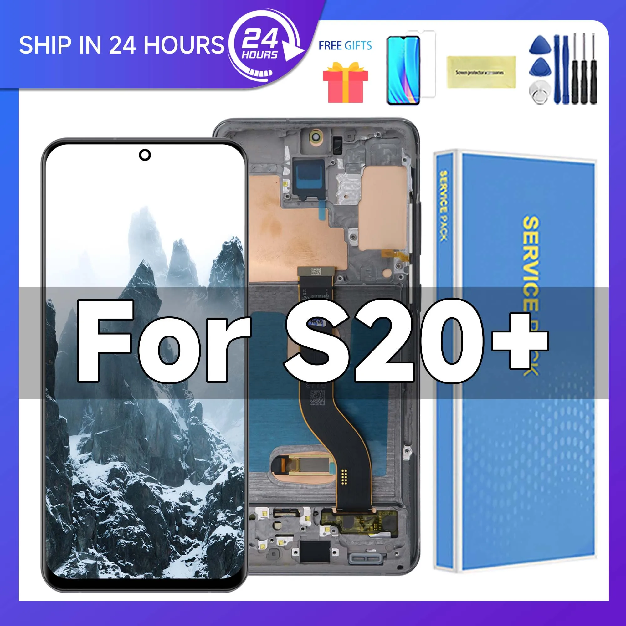 6-7-For-AMOLED-For-Samsung-S20-Plus-Lcd-Display-Digital-Touch-Screen ...