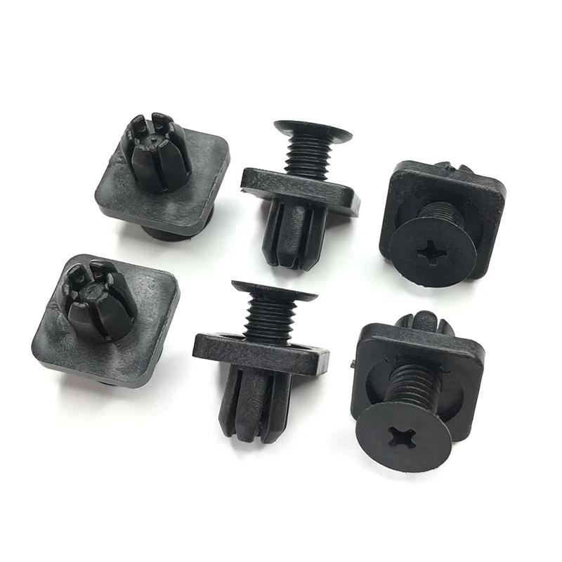 20pcs Car Chassis Engine Guard Square Screw Fastener Clip For Honda CRV ...