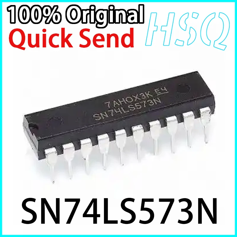 10PCS-New-Original-SN74LS573N-DIP-20-Eight-Bit-Three-State-Output ...