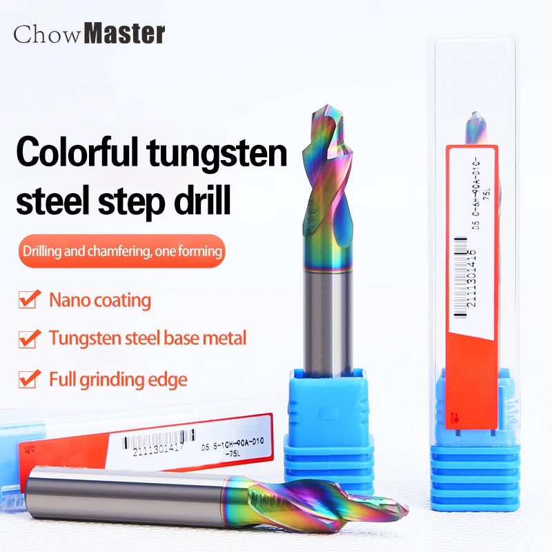 Counterbore Twist Step Drill Tungsten Steel Step Drill Two-stage Step ...