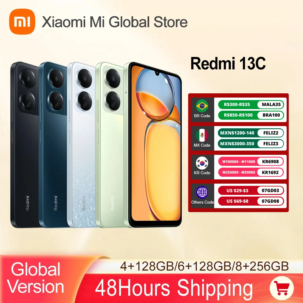 Xiaomi-Redmi-13C-Smartphone-Global-Version-MediaTek-Helio-G85-Octacore-128-256GB-6-74-Display ...