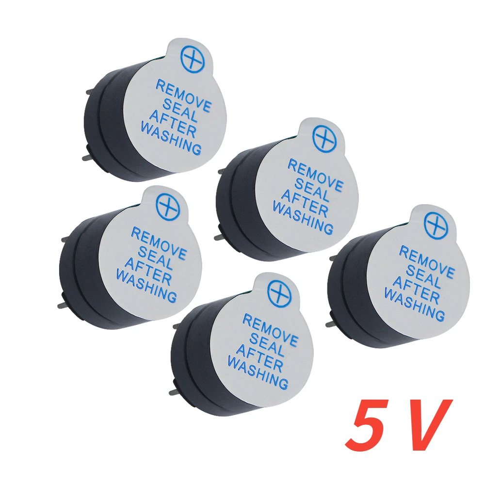 10pcs-5V-Active-Piezo-Buzzers-Fit-Magnetic-Long-Continous-Beep-Tone ...