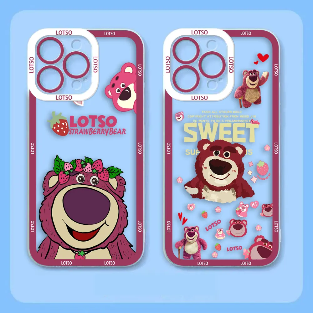 Strawberry-bear-Lotso-Clear-Case-For-Samsung-Galaxy-NOTE-20-10-A73-A72 ...