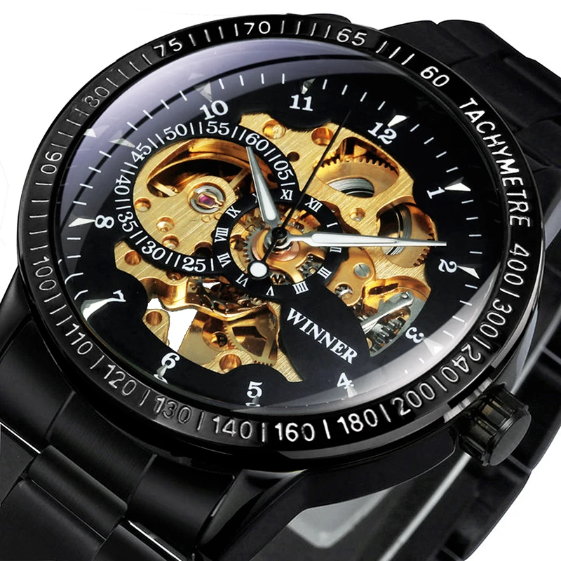 Gold-Transparent-Skeleton-Automatic-Mechanical-Watch-for-Men-Luminous ...