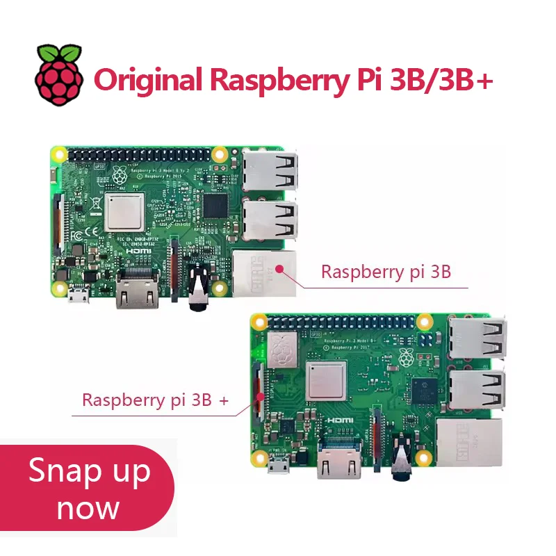 Original-Raspberry-Pi-3-Model-B-3B-Plus-BCM2837-1-2G-Raspberry-Pi-3-B ...