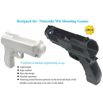 OSTENT 2pcs/set Light Gun Pistol Shooting Hand Guns Sport Video Game ...