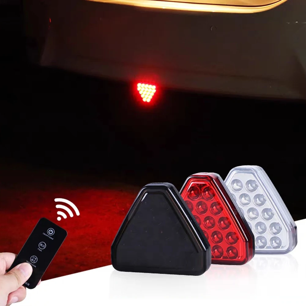 F1-Brake-Light-Led-Car-Lights-Rear-Stop-Signal-Triangular-12V-Trailer ...