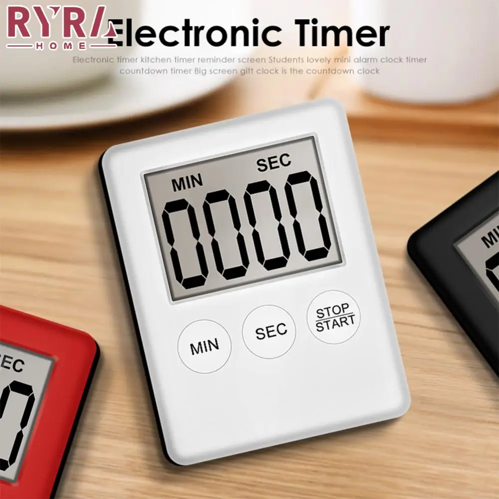 Kitchen-Timer-Super-Thin-LCD-Digital-Screen-Chronometer-Square ...