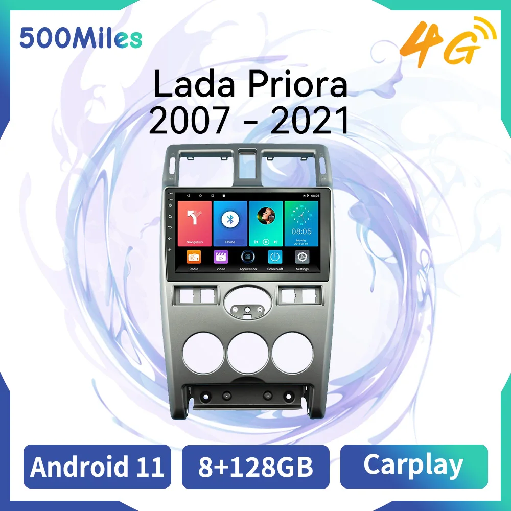 2-Din-Android-car-stereo-For-Lada-Priora-2007-2021-Autoradio-GPS ...