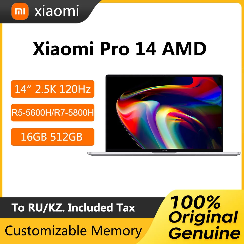 Xiaomi-Pro-14-Laptop-14-Inch-2-5K-120Hz-Screen-Netbook-AMD-Ryzen-R5 ...