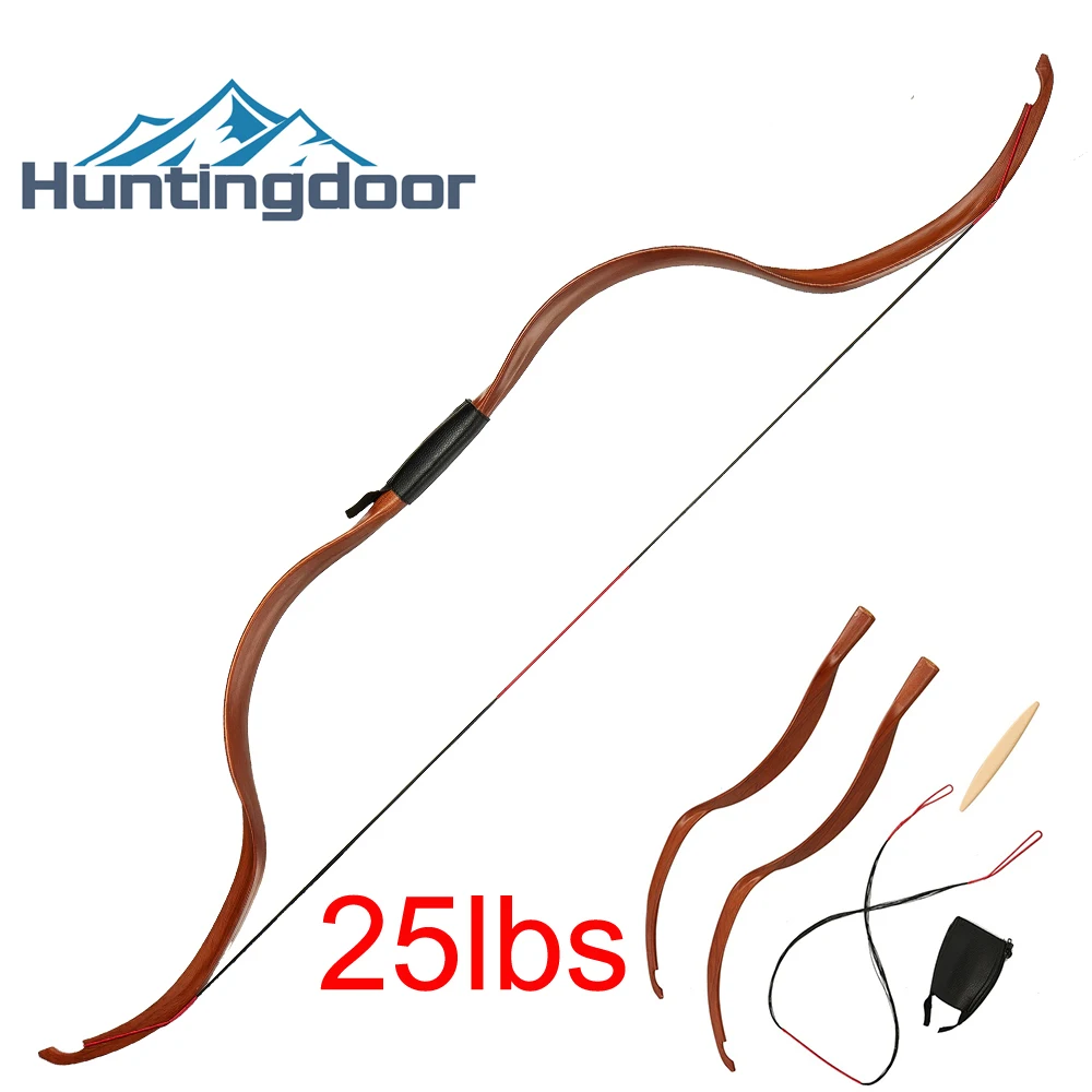Huntingdoor 126cm Bow Length 25lbs Archery Bow Resin Traditional ...