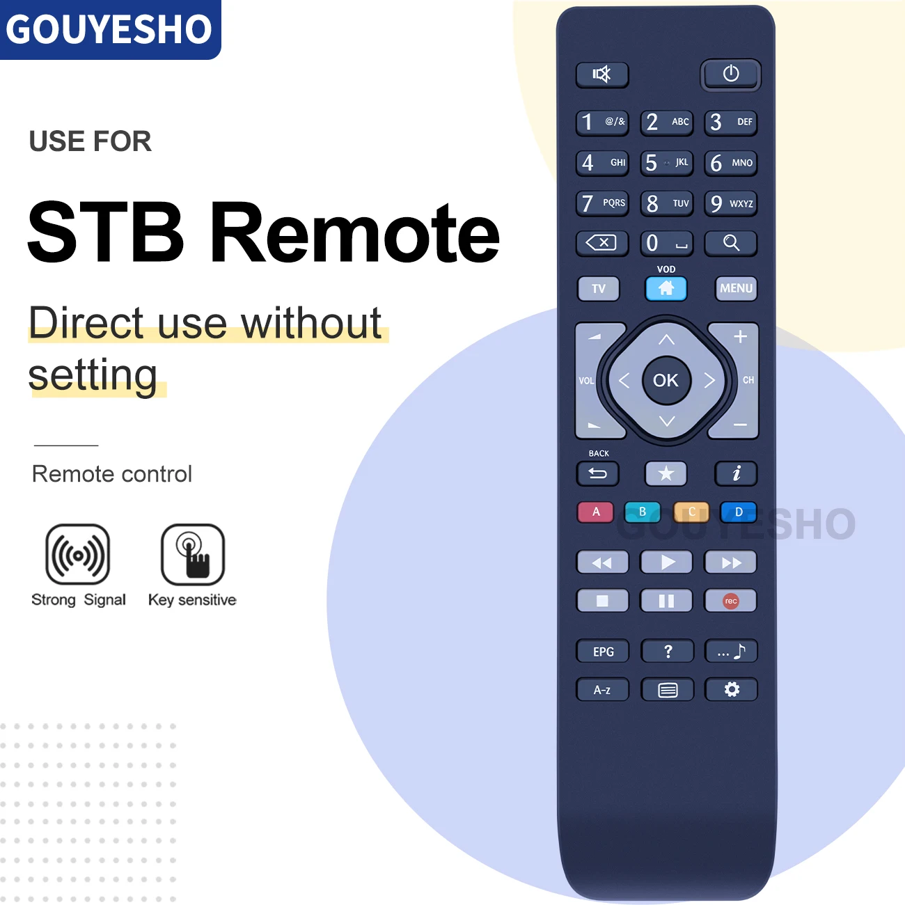 New Remote Control RC2764526/01B for Telekom STB-IPTV Kaon TV BOX