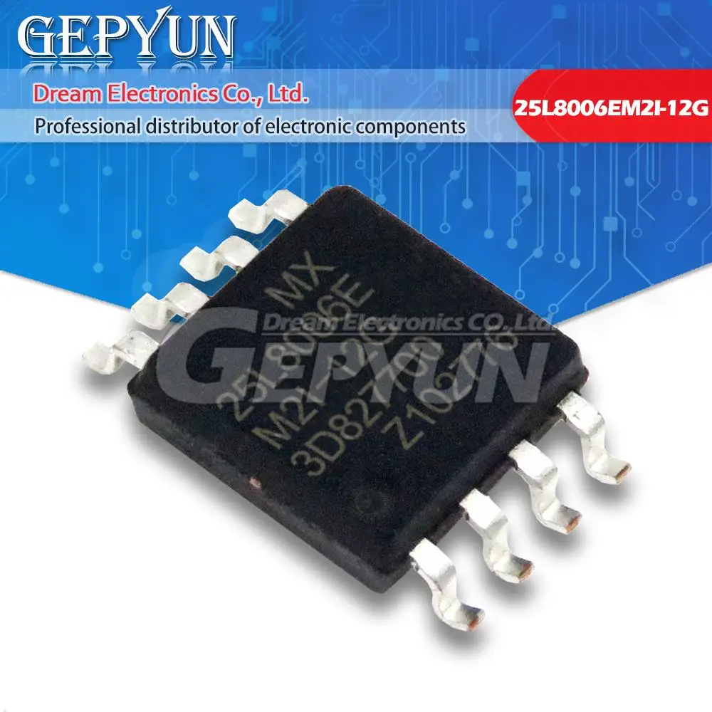 5pcs MX25L8006EM2I-12G SOP8 25L8006EM2I-12G SOP MX25L8006E MX25L8006 ...