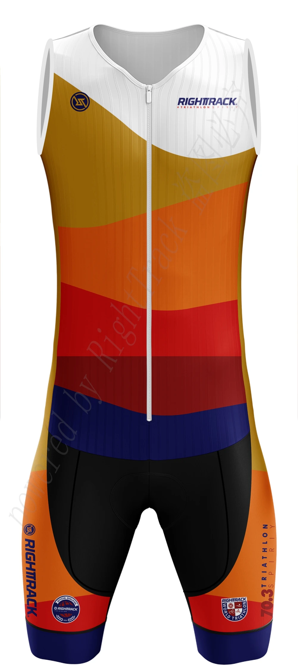 2024 World Triathlon MAN70.3 Trisuit Sleeveless Skinsuit Clothing ...