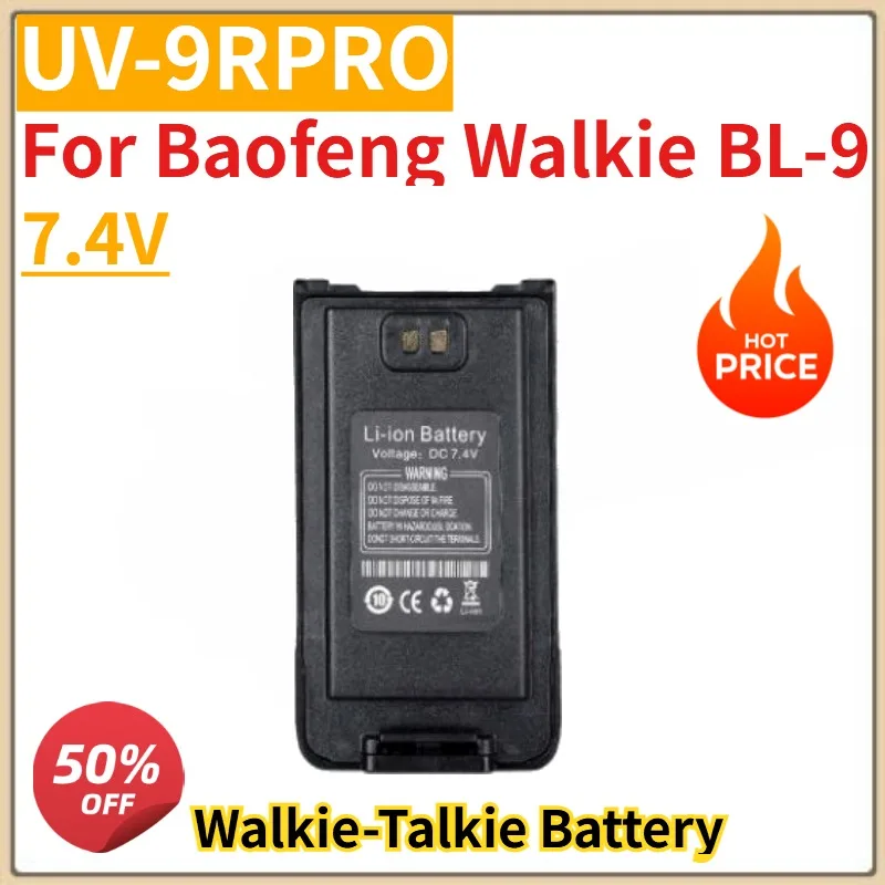 High Quality New 7.4V UV-9R Pro Li-ion Battery Compatible For Baofeng ...