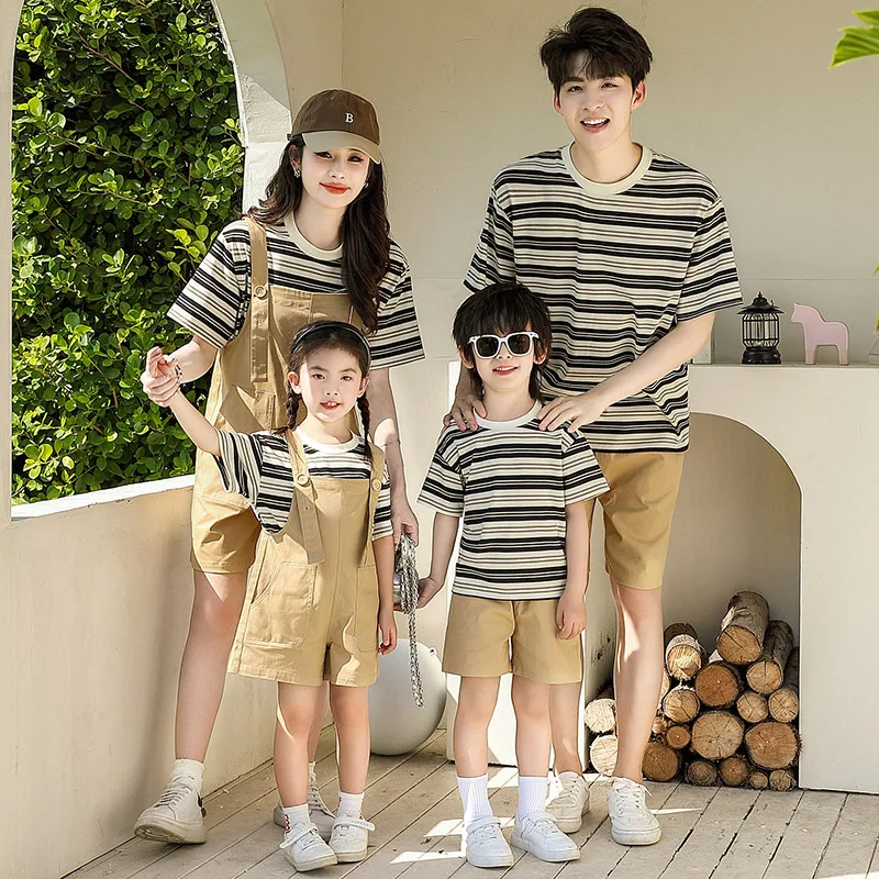 Beach-Ware-Clothes-for-Family-Shirts-Set-Vacation-Long-Mother-and ...