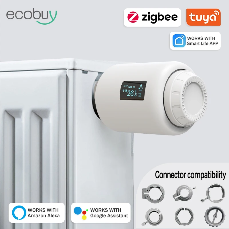 Zigbee 3.0 Smart Home Thermostat Tuya Wifi Temperature Heater Radiator ...