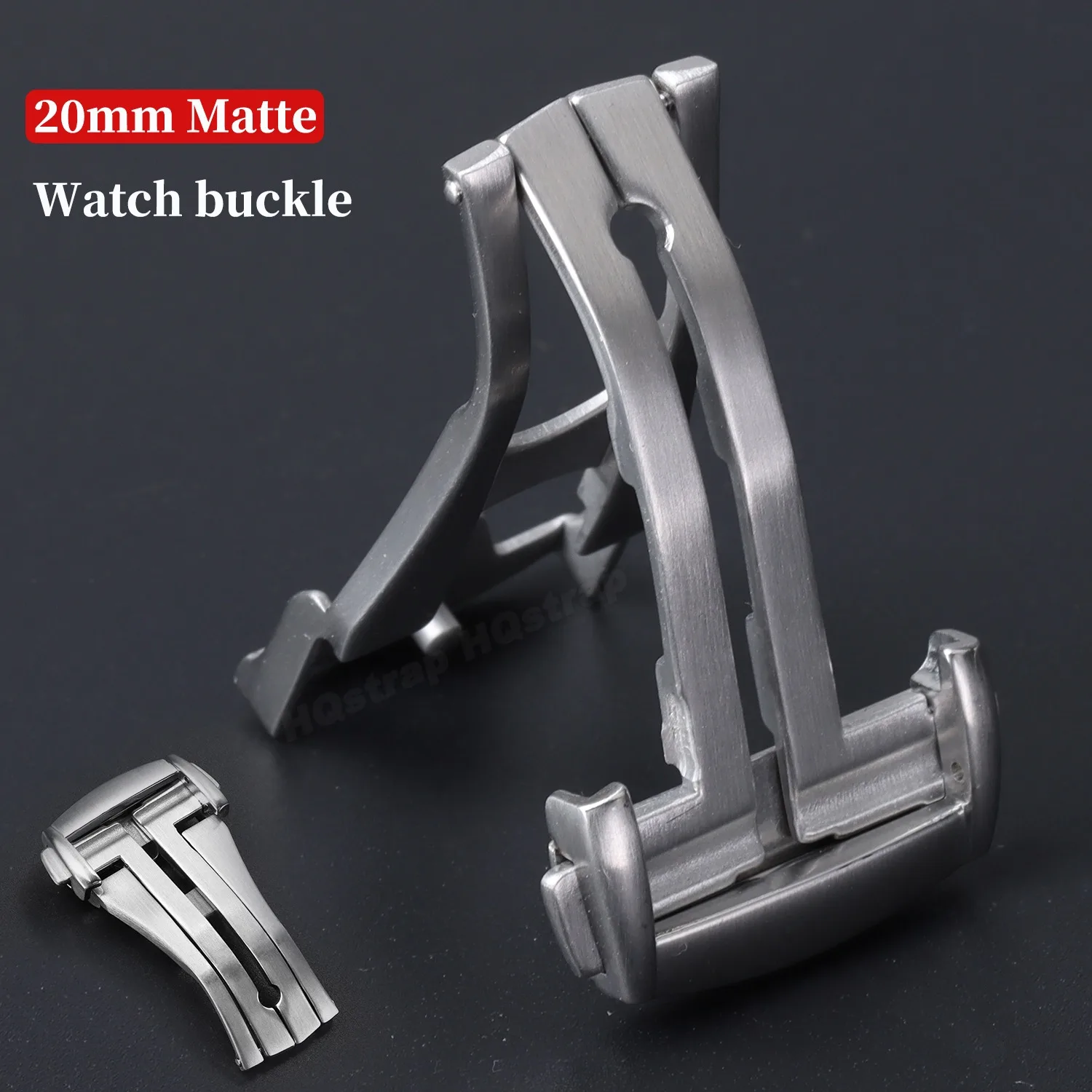Hebilla-de-reloj-de-acero-inoxidable-de-20mm-para-Omega-correa-de-cuero ...