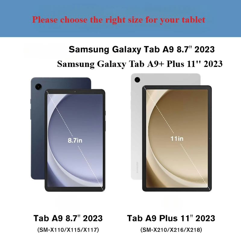 Children's Heavy-Duty Shockproof Stand Tablet Cover for Tab A9 Plus ...