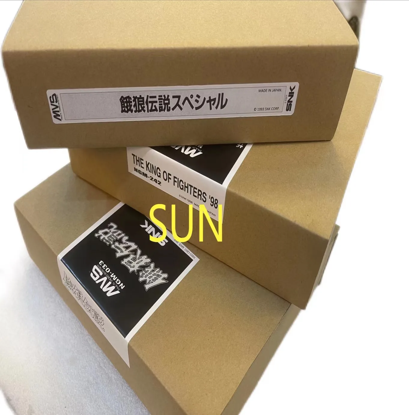 SNK MVS Cartridge Homemade Carton