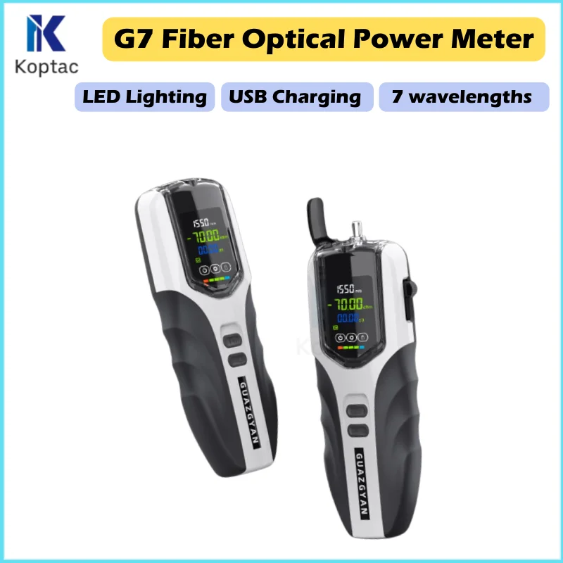 G7-Optical-Power-Meter-FTTH-Rechargeable-VFL-Optical-Power-Measurement ...