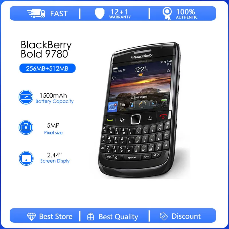 Blackberry-bold-9780-remodelado-original-telefone-celular-qwerty ...