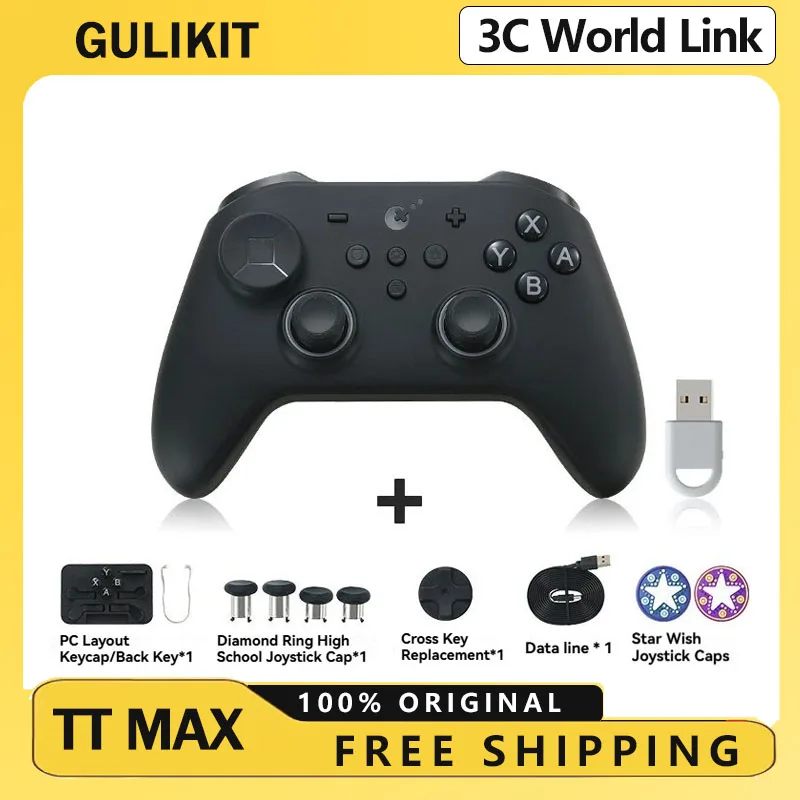 Gulikit TT MAX/PRO Game Controller 720° TMR Joystick For Switch 1/2 ...