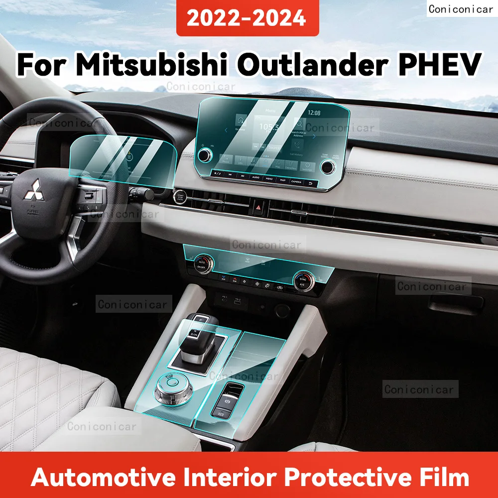TPU-For-Mitsubishi-Outlander-PHEV-2022-2024-Transparent-Protective-Film ...