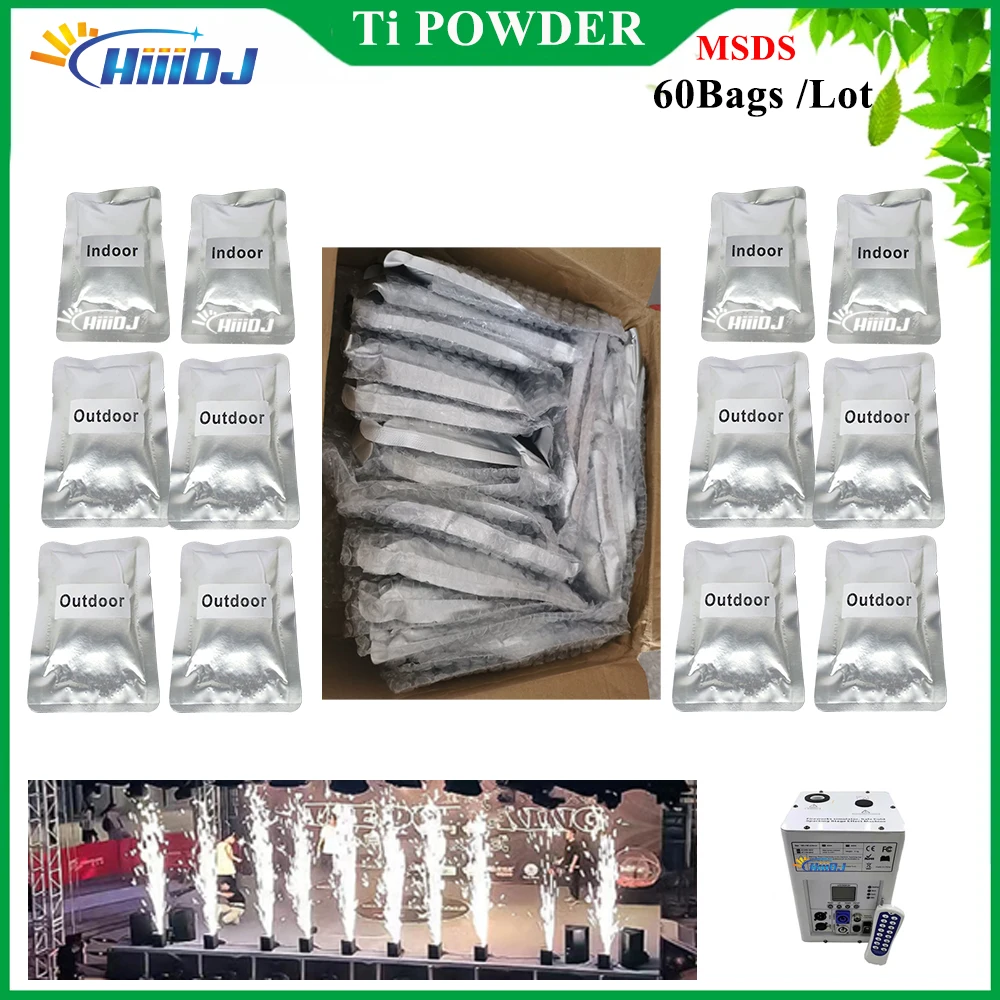 60bags-T1-Metal-Dust-200g-Powder-for-Stage-Cold-Spark-Fountain-Machine ...