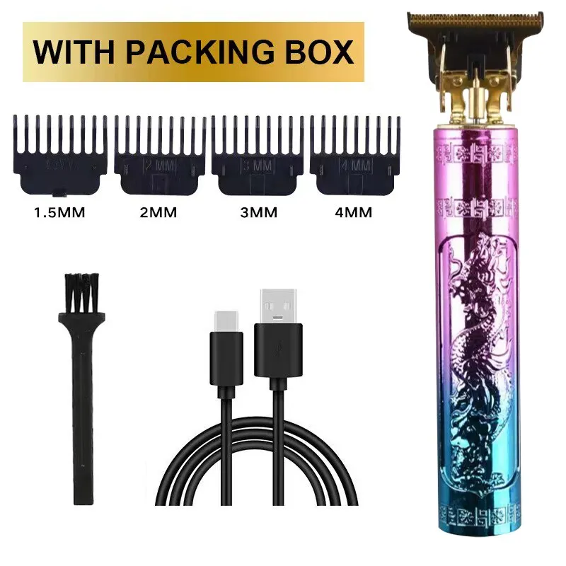Electric-Haircutter-for-Men-USB-Rechargeable-Colorful-Dragon-Razor ...