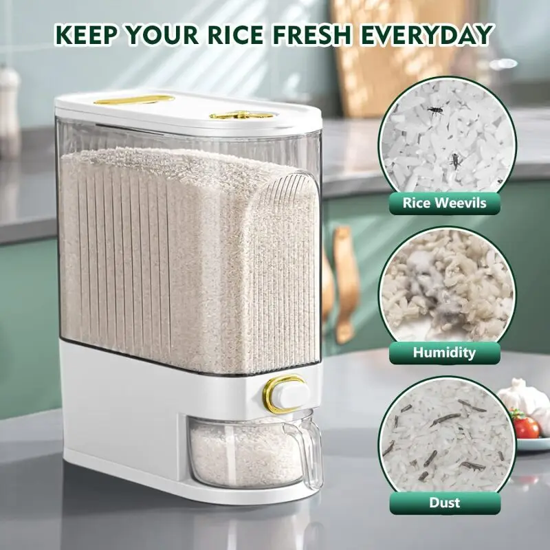 10KG-Rice-Storage-Box-Sealed-Moisture-Proof-Insect-Proof-with-Push-Food ...