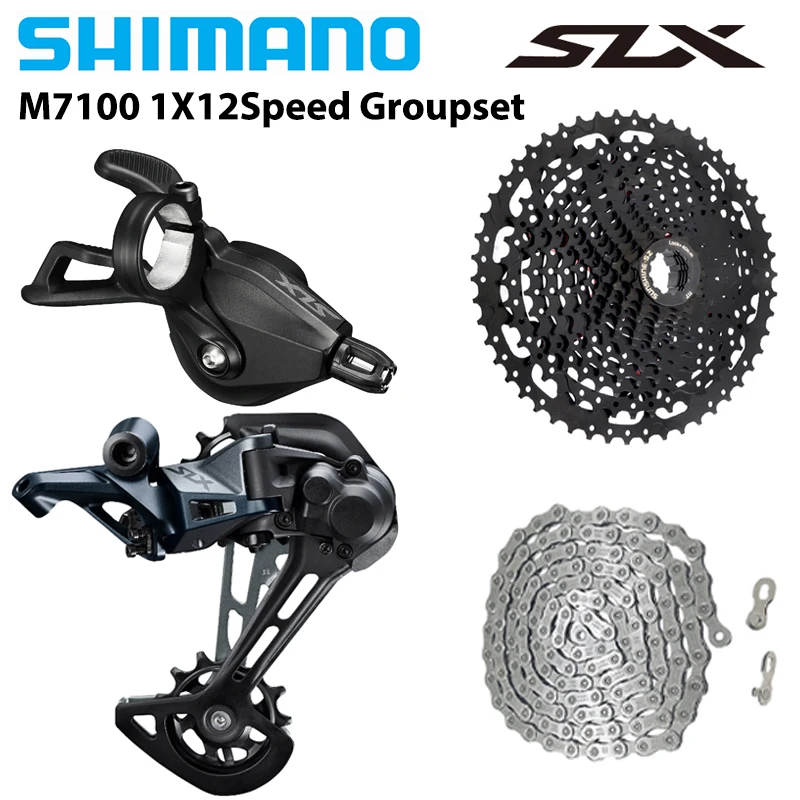 SHIMANO-Deore-SLX-M7100-1X12S-Groupset-Shift-Lever-Rear-Derailleur ...