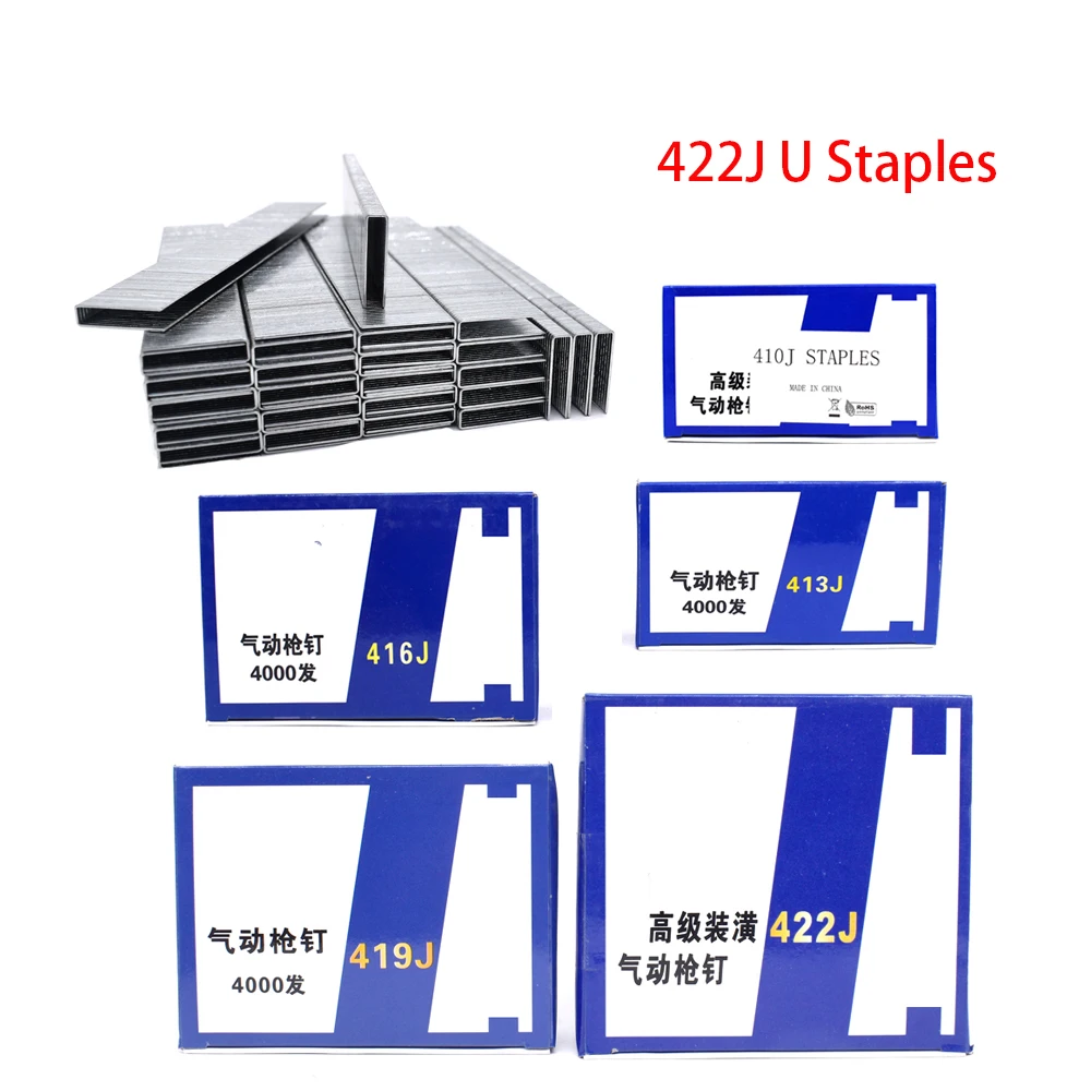 4000Pcs-U-Staples-For-Framing-Tacker-Electric-Staple-Gun-Air-Nailer ...
