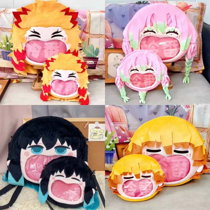 Demon Slayer Anime Backpack Crossbody Bag - Agatsuma Zenitsu Rengoku ...