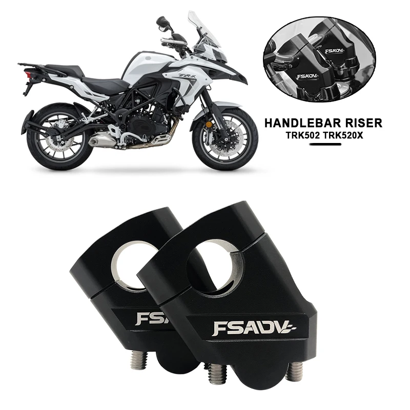 1 Pair Motorcycle Handlebar Riser Bar Mount Handle Clamp For Benelli ...