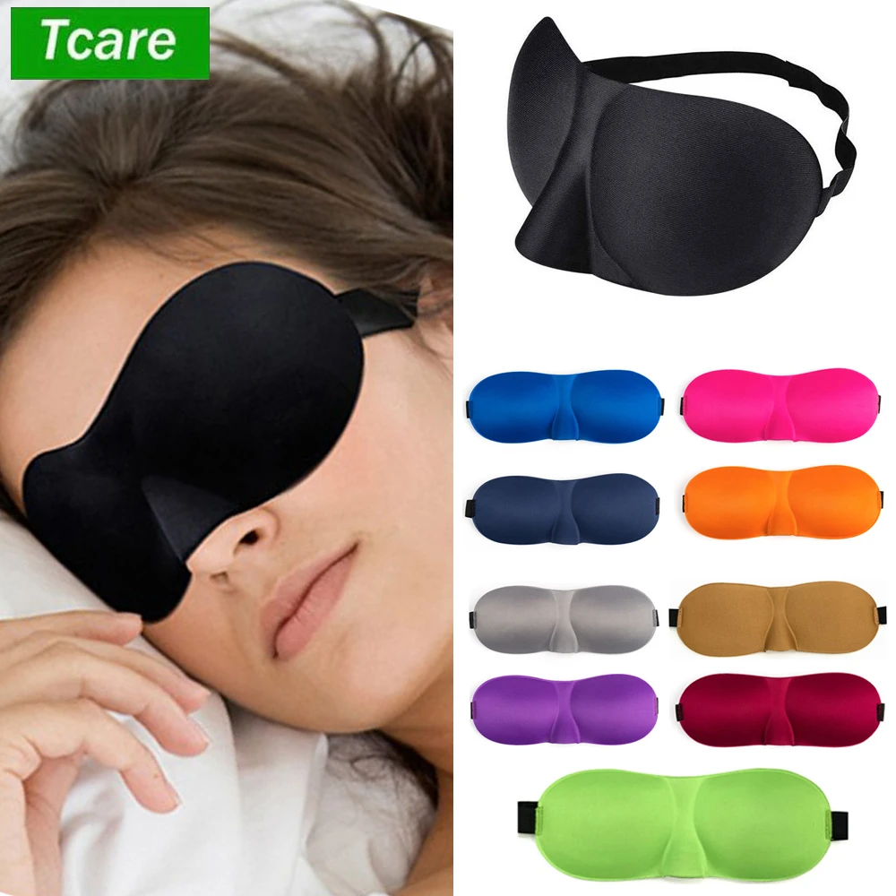 Tcare Eye Mask For Sleeping 3d Contoured Cup Blindfold Concave Molded ...
