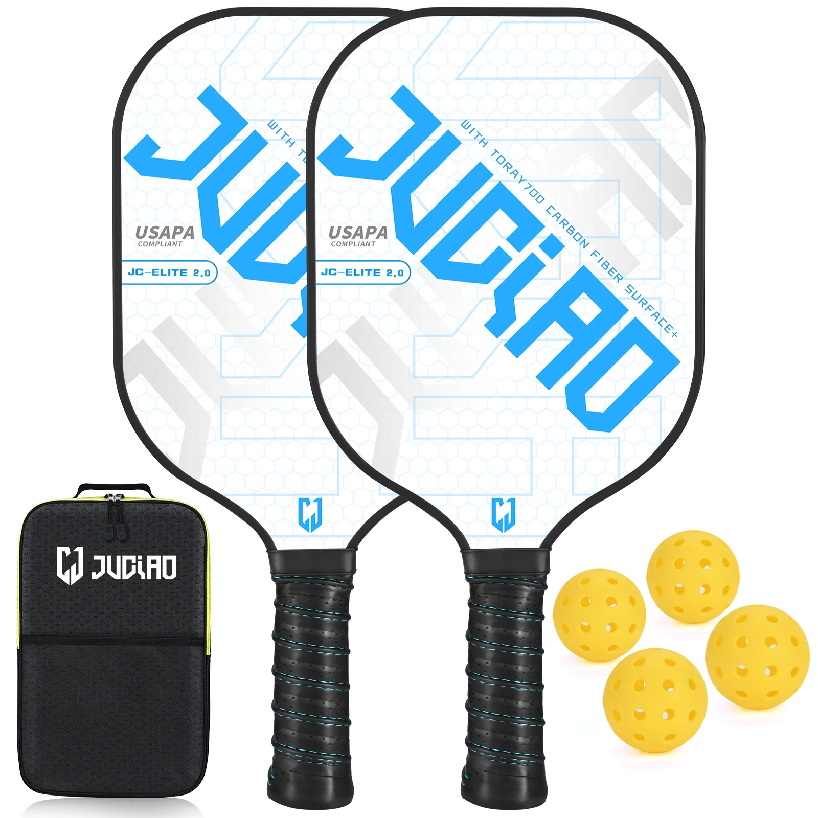 Pickleball-Paddles-Set-USAPA-Compliant-Includes-4-Balls-Pickleball ...