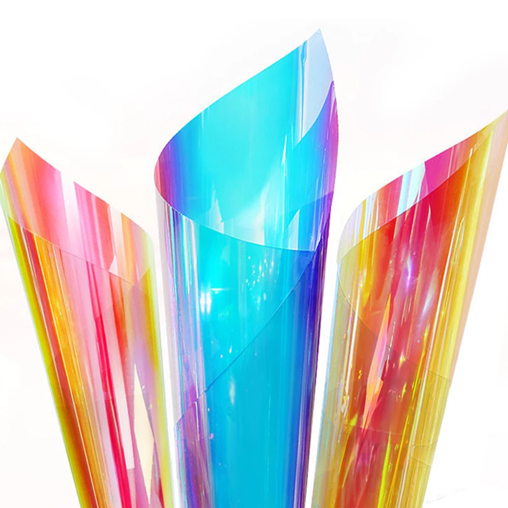 Holographic Iridescent Window Film Adhesive Glass Vinyl Chameleon ...