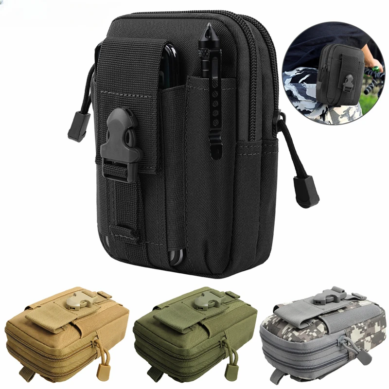 Outdoor Men Waist Pack Bum Bag Pouch Waterproof Waist Bag Sport Hunting ...