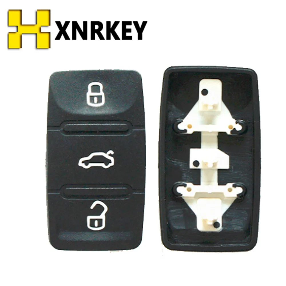 Xnrkey (10pcs/lot) Rubber Pad For Vw 3 Button Replacement Remote Flip ...