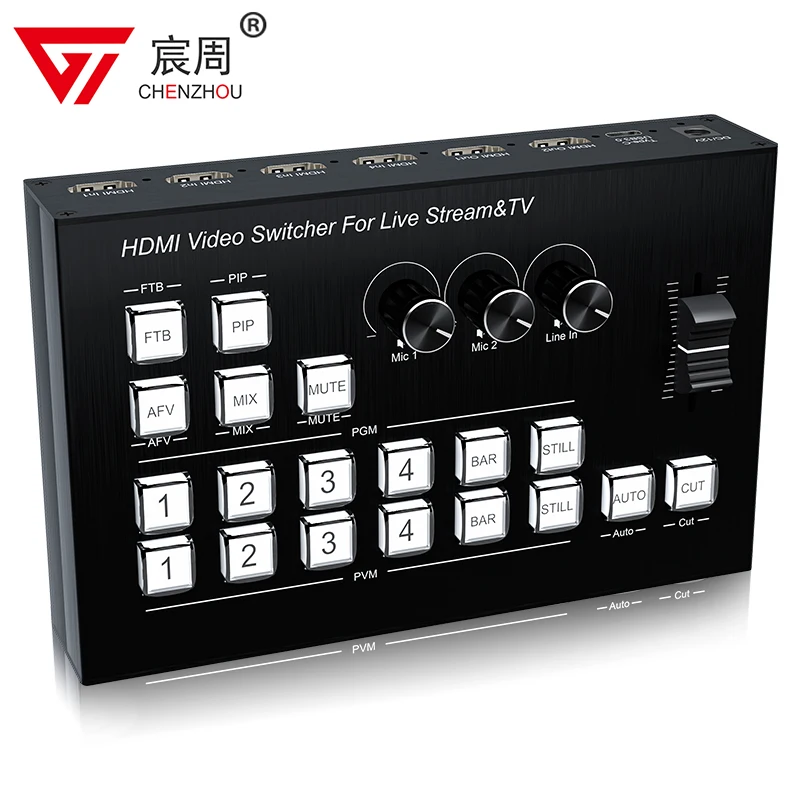 4K-Video-Switcher-4-Channel-HDMI-Multi-Camera-Streaming-Live-Production ...