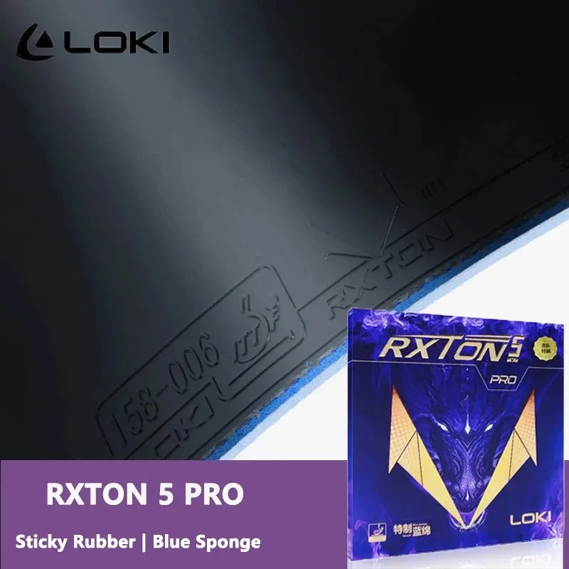 LOKI-RXTON-5-PRO-Table-Tennis-Rubber-for-Racket-Sticky-and-Pimples-in ...