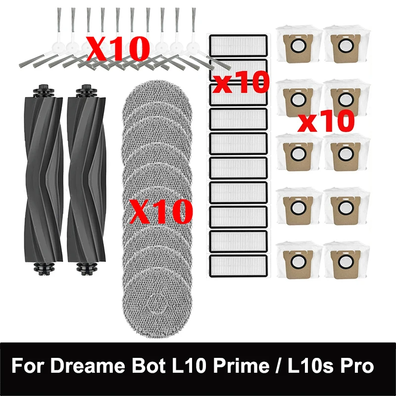 Piezas-de-Repuesto-compatibles-con-Dreame-Bot-L10s-Pro-L10s-Ultra-S10 ...