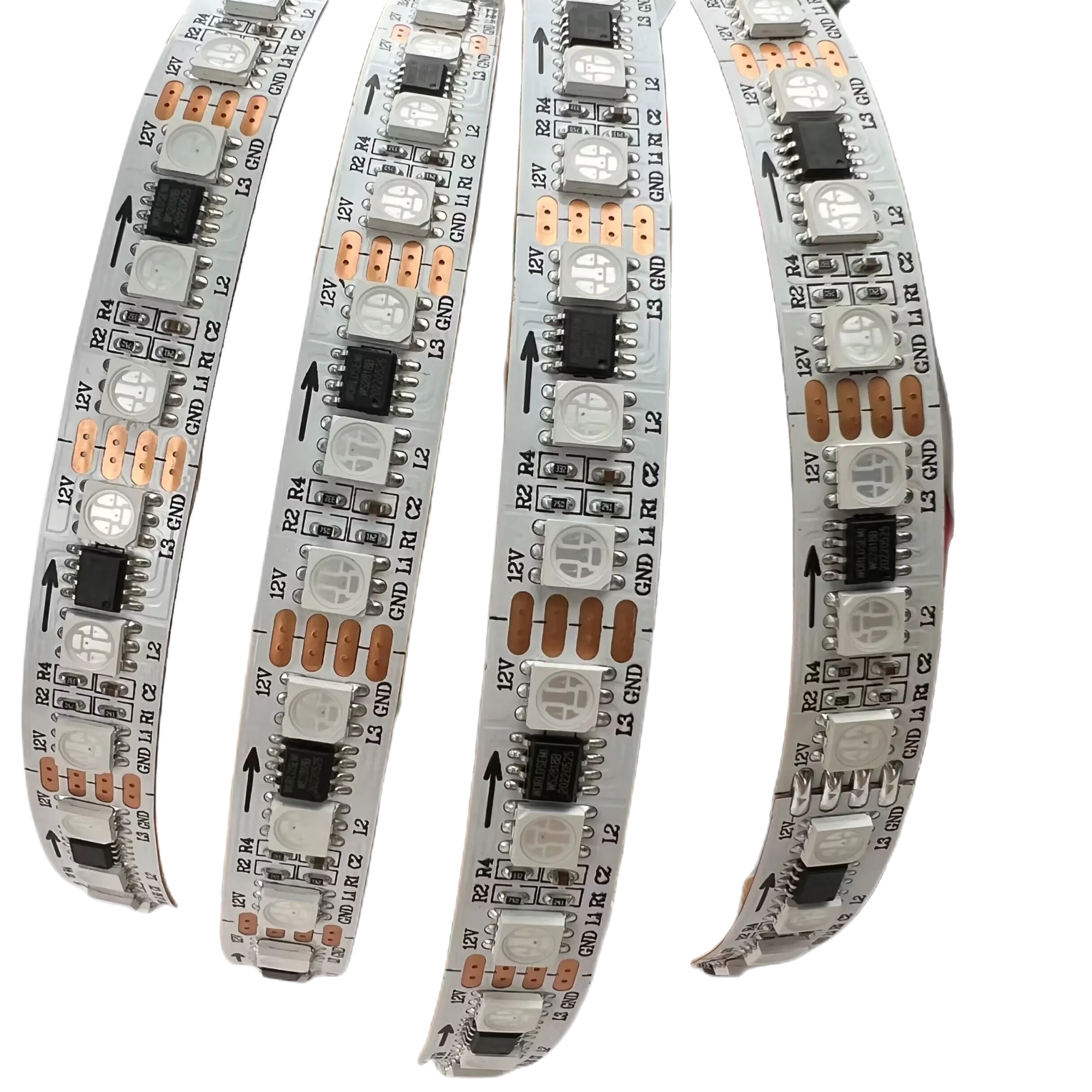 5m DC12V WS2818 LED Digital Pixel Strip 96leds/m;32pixels/m 12mm Wide ...